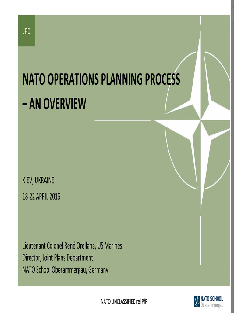 Nato Operations Planning Process | PDF