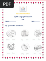 KG3 English Curriculum Overview | PDF