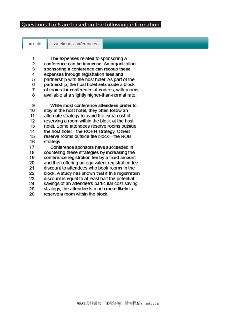 GMAT IR 50 Questions | PDF