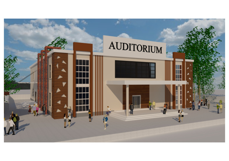 Auditorium Elevation Front View - 1-1 | PDF