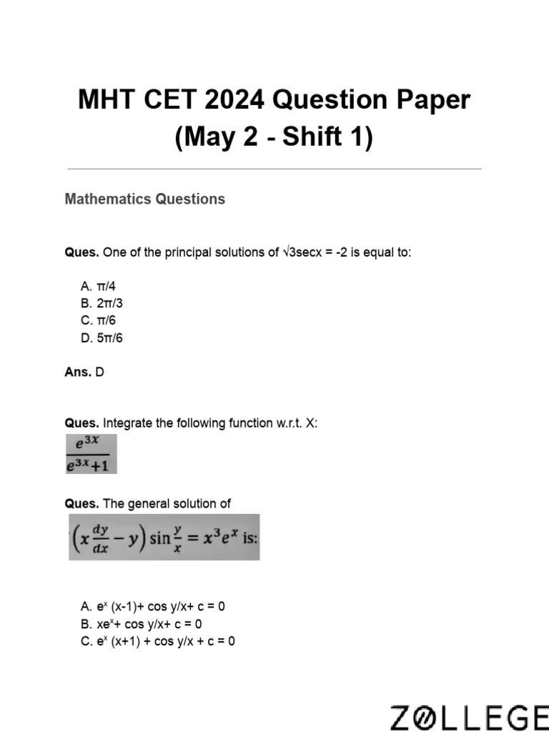 may_2_shift_1_question_paper_d7a388dd57ed8c3e6c781edd6cb98739 | PDF