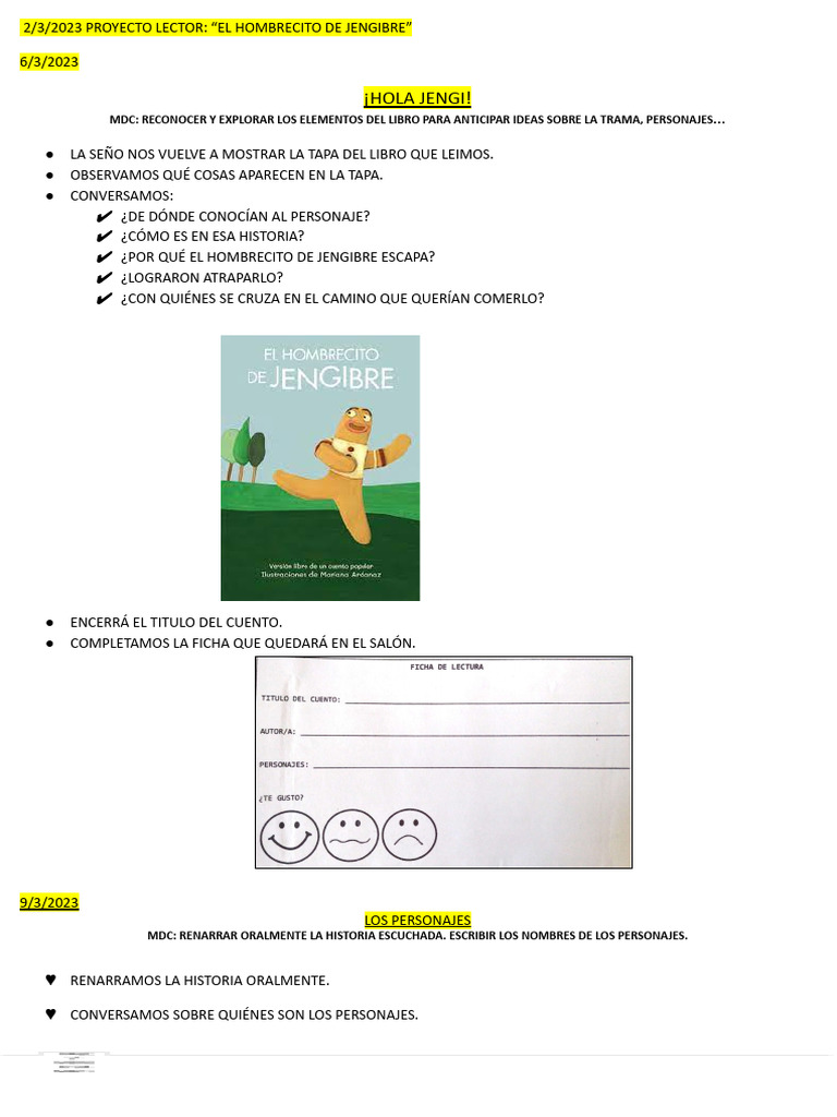 Hombrecito de Jengibre | PDF