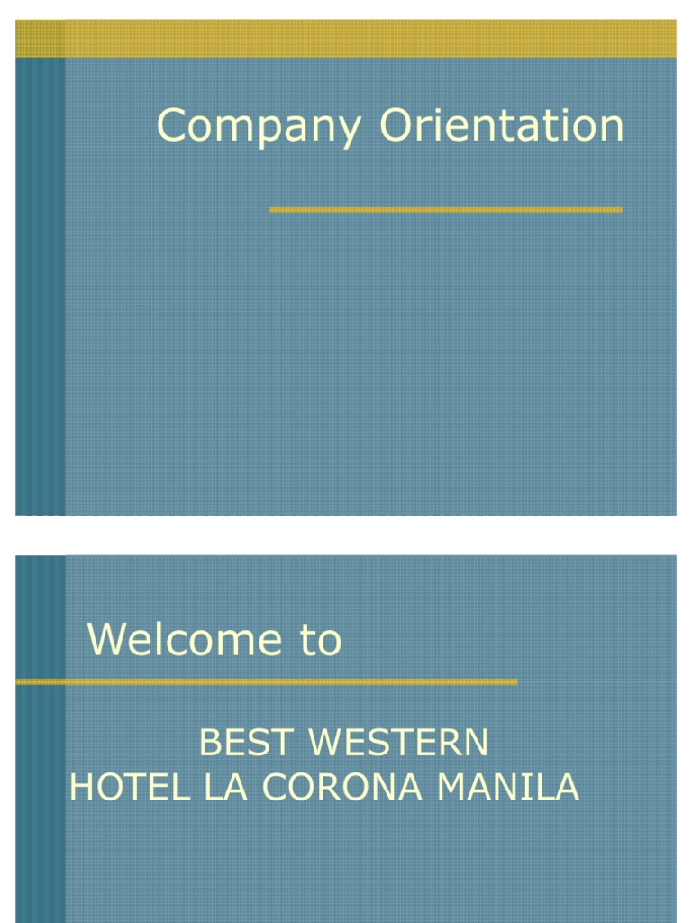 Best Western | PDF | Body Language | Hotel