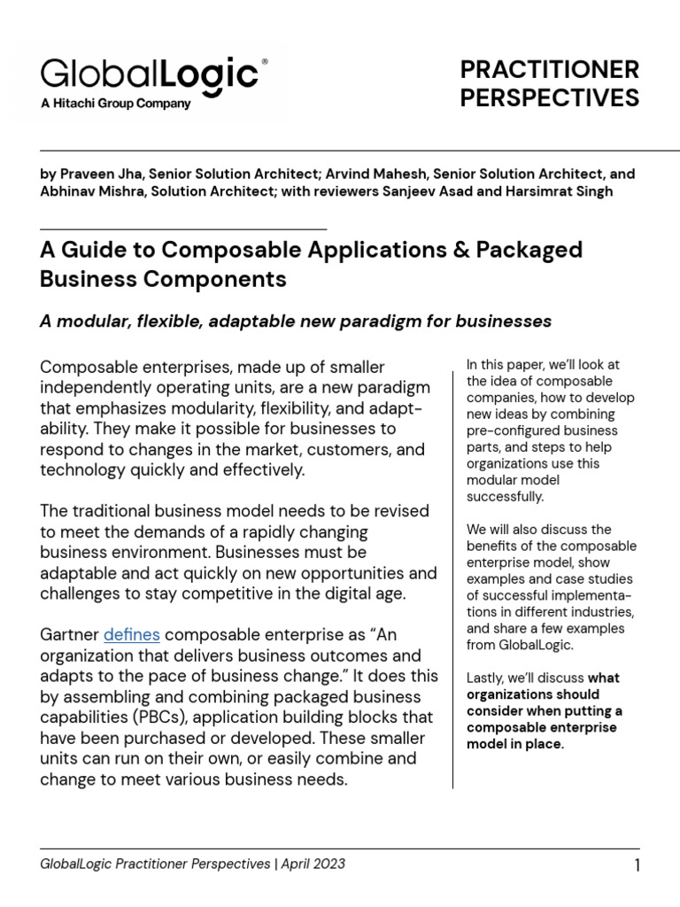 Composable-Enterprise-PBC | PDF | Computer Security | Security