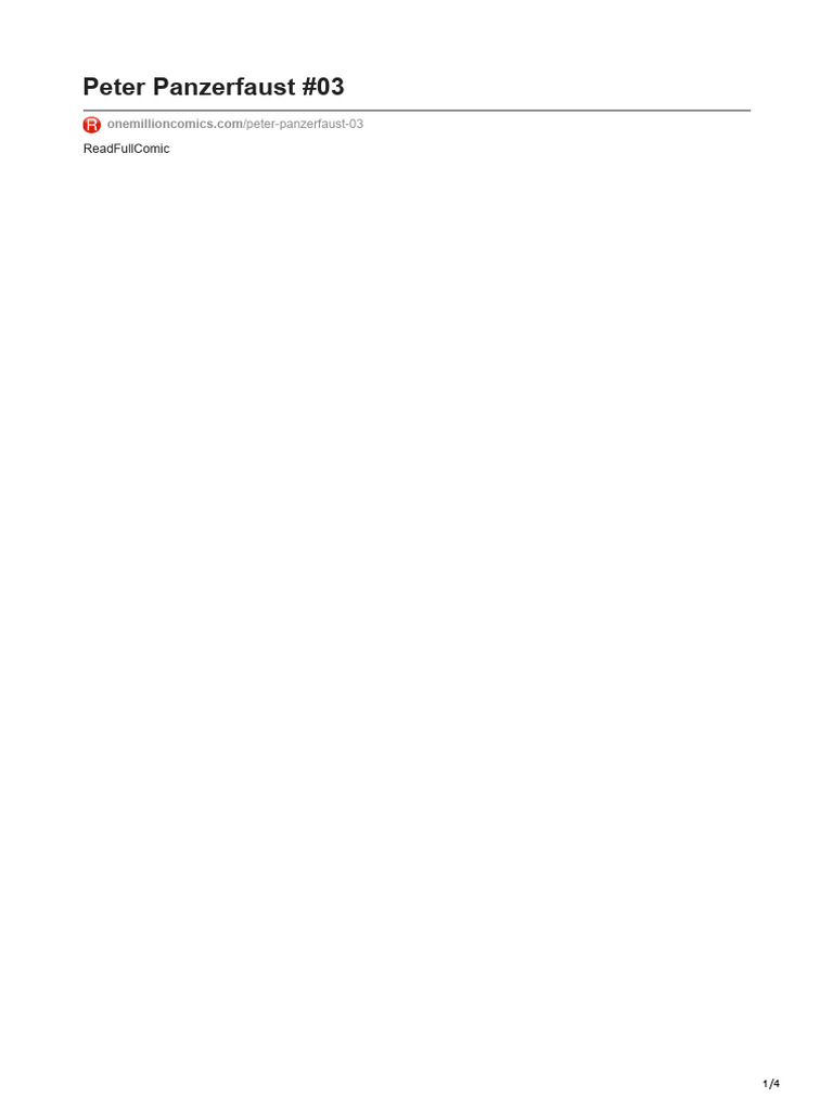 Peter Panzerfaust 03 | PDF | Spider Man | Comics Characters