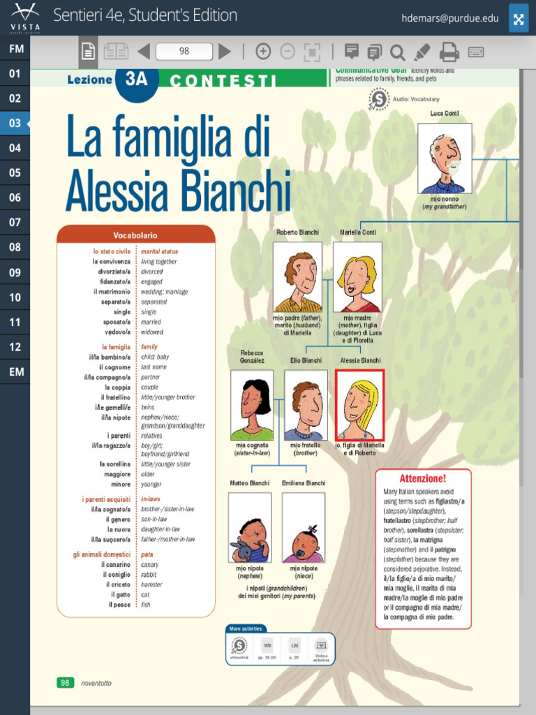 VHL Sentieri 4e, Student's Edition 7 | PDF