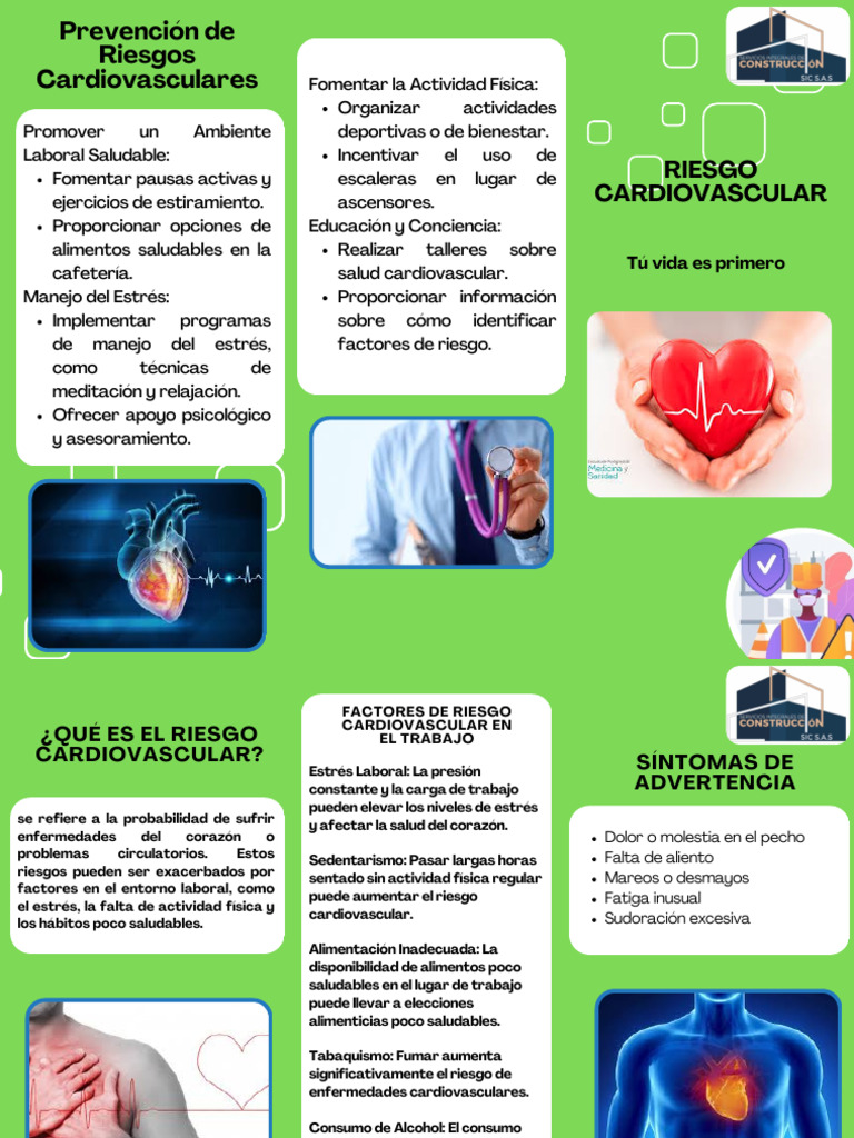 Folleto Riesgo Cardiovascular | PDF | Enfermedades cardiovasculares ...