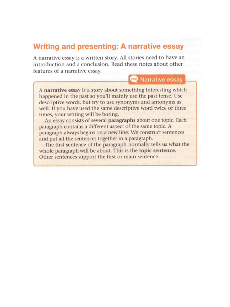 Grade 8 Narrative Essay Guidelines | PDF | Essays | Learning