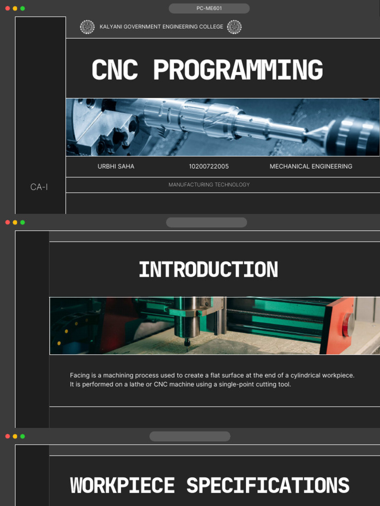 CNC Programming 1 | PDF