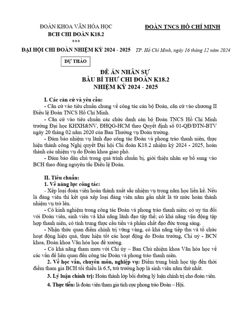 (Mau) de An Nhan Su Bi Thu Chi Doan | PDF