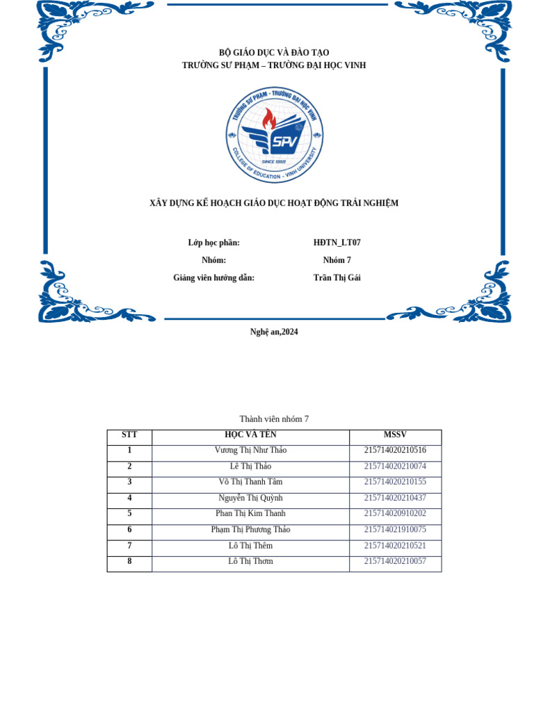N7-KHDH Môn HDTN Lớp 4 KNTT | PDF