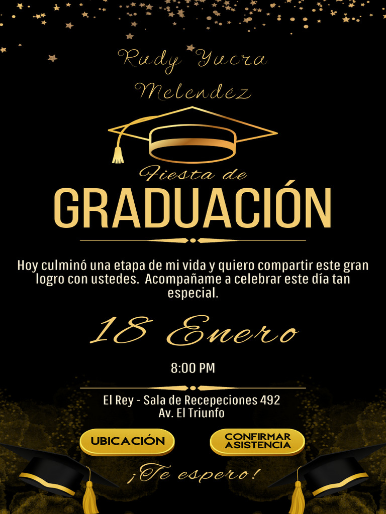 Graduación Rudy | PDF
