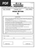 Ddcet 2024 Exam Question Paper | PDF | Salt (Chemistry) | Physical ...