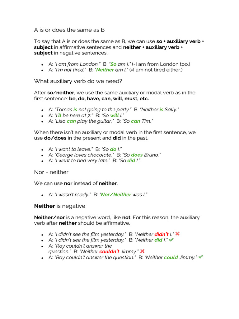 So Vs Neither | PDF