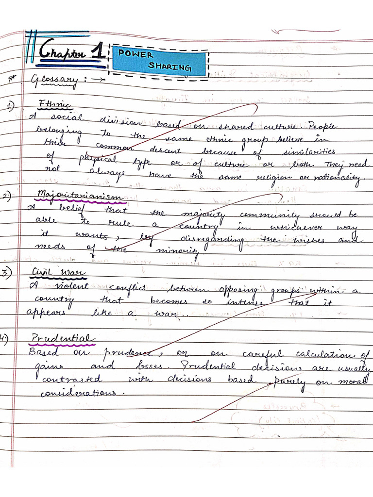 Ch 1. Power Sharing | PDF