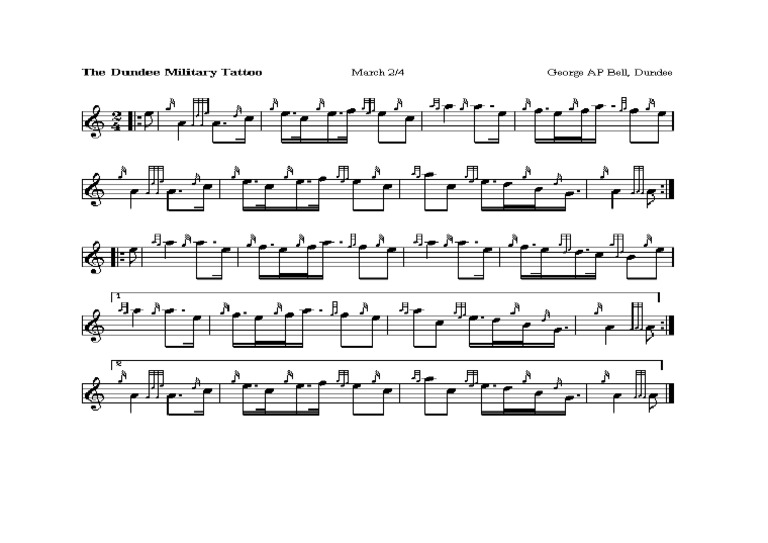 Dundee Military Tattoo | PDF
