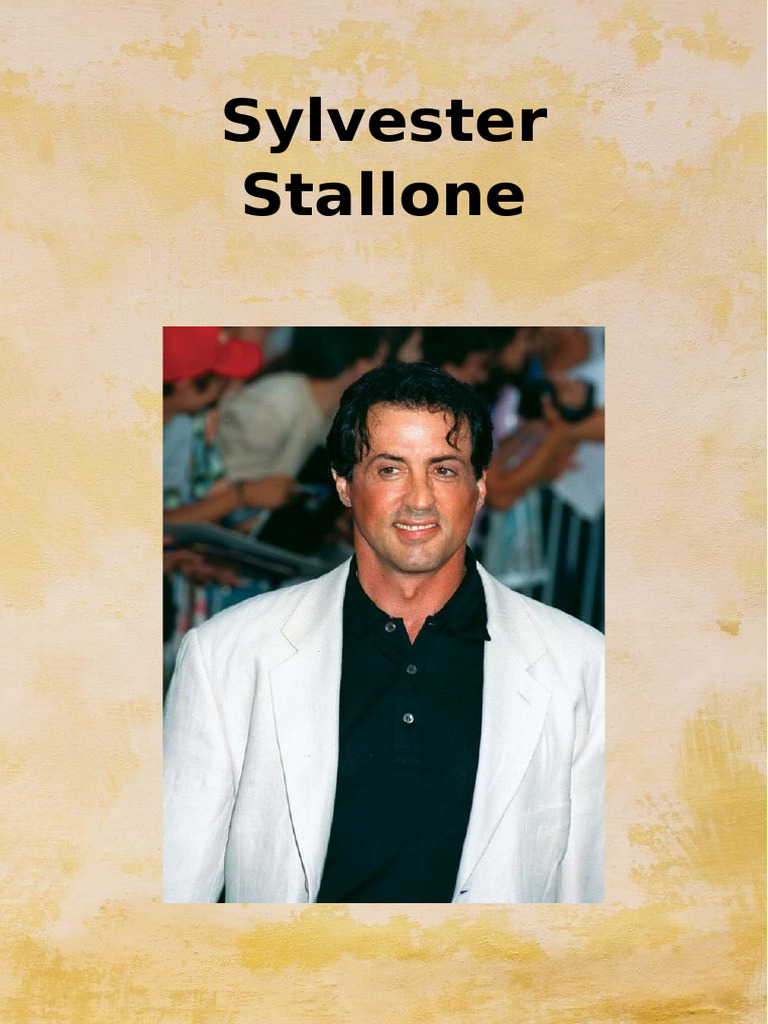 Sylvester Stallone: Biography and Background | PDF