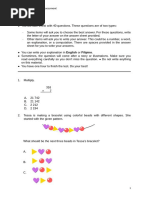Rapid Math Assessment (Rma) - Reviewer | PDF | Area | Circle