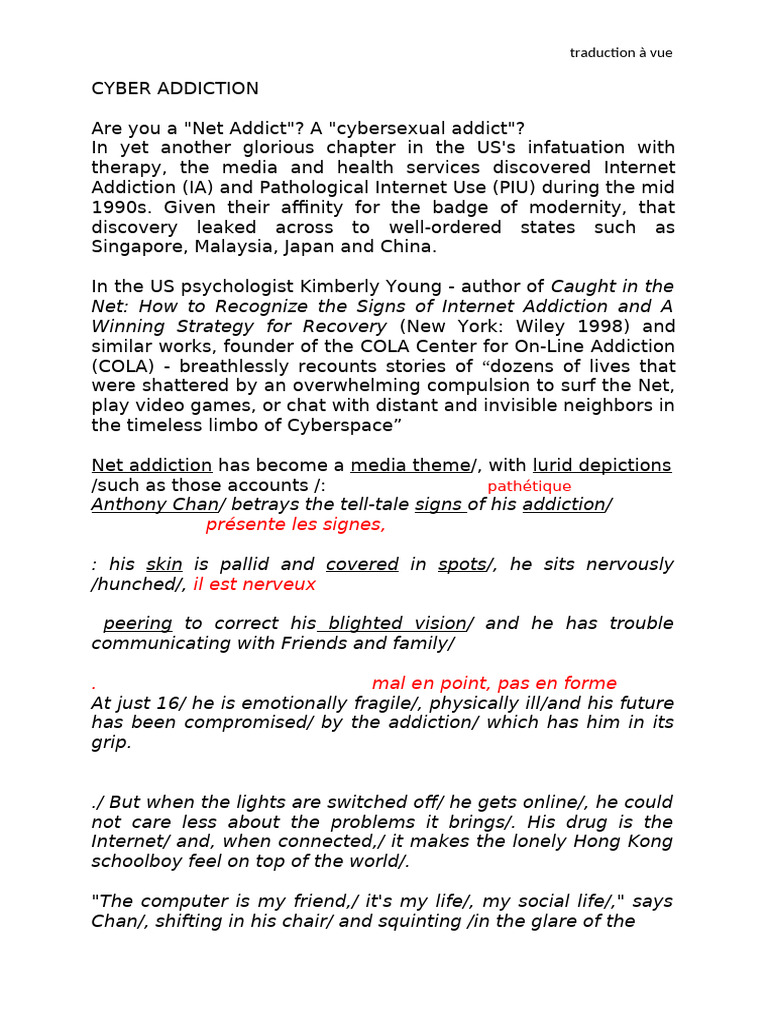 CYBER ADDICTION docx Word | PDF | Conformity | Psychological Concepts
