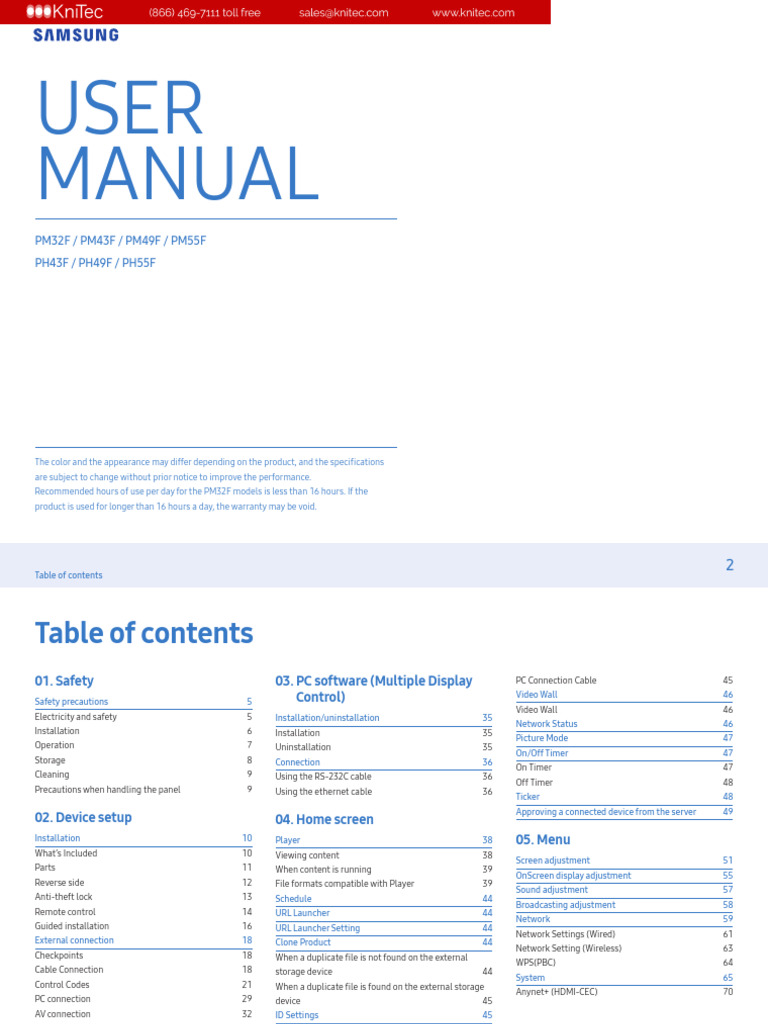 PMF PHF UserManual Eng | PDF | Electrical Connector | Ac Power Plugs And Sockets