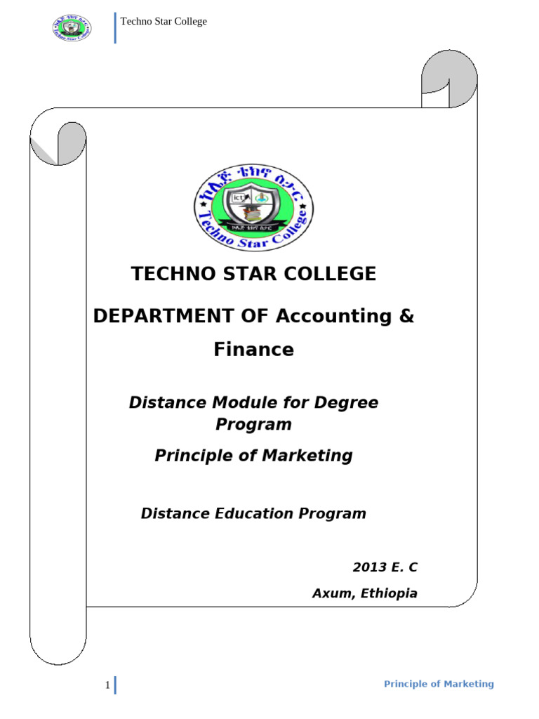 Module_Principle_of_Marketing | PDF | Marketing | Market Segmentation