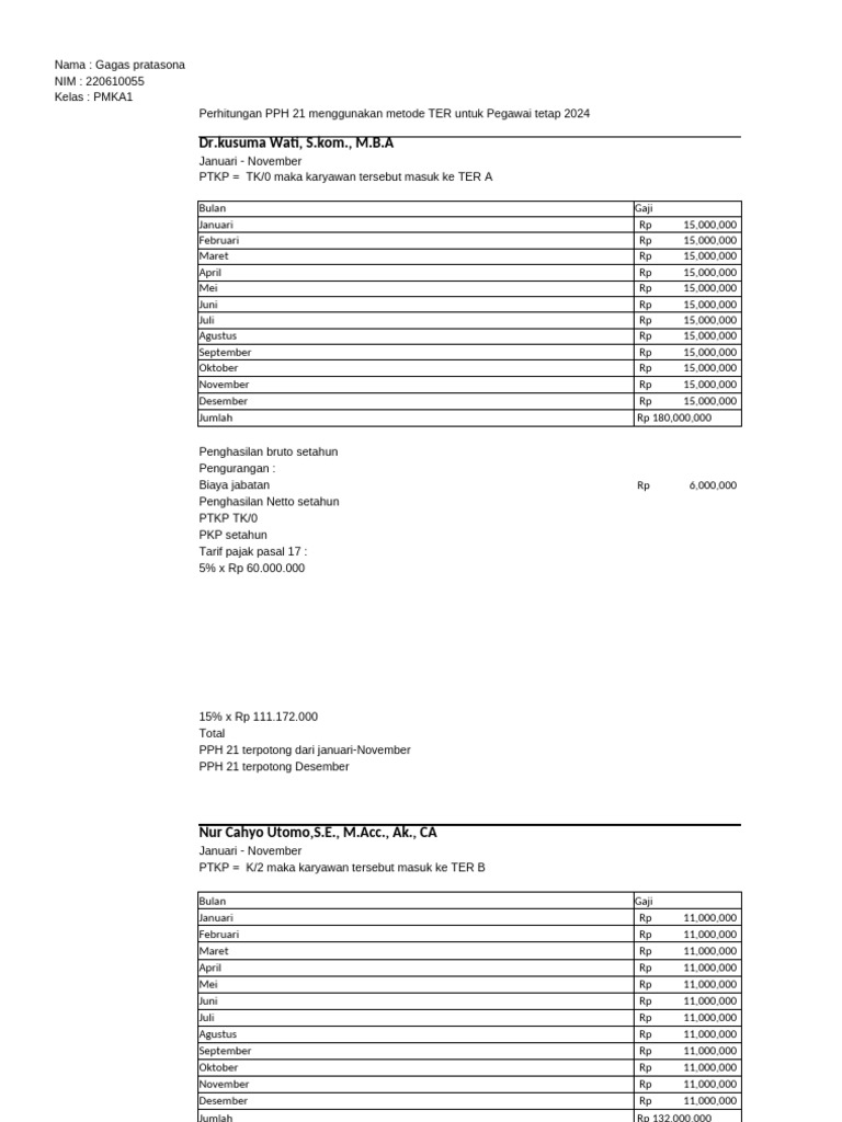 Pajak Tugas 1 Sem4 | PDF