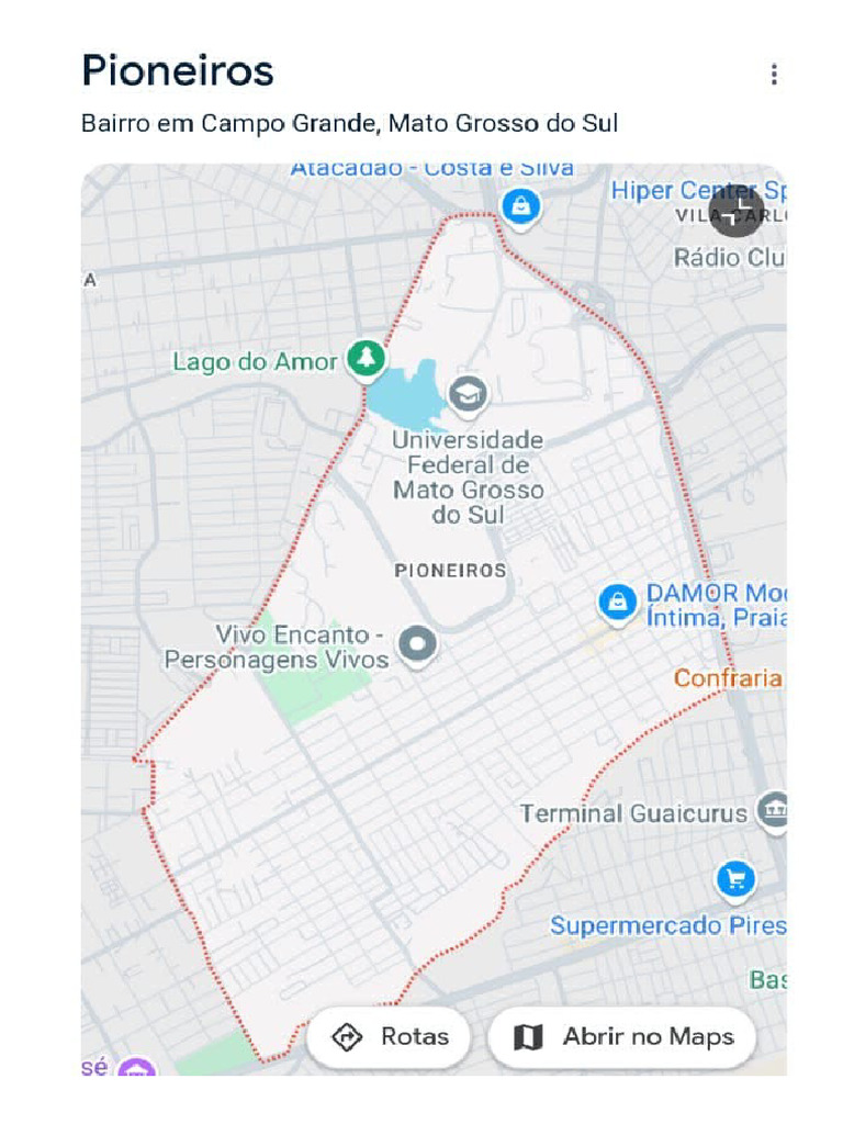 Mapa Do Bairro | PDF