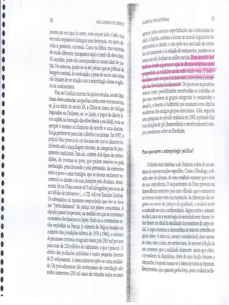 Texto Base - para Que Serve A Antropologia Jurídica (Norbert Rouland ...