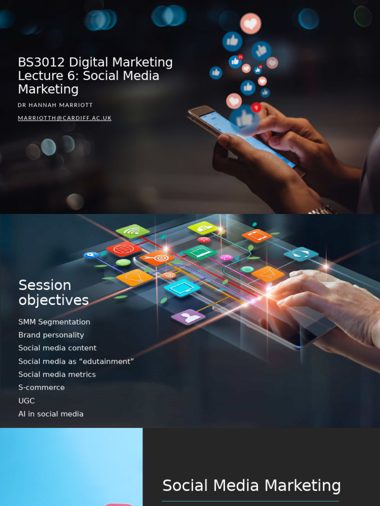 Week 6 - Social Media Marketing (Student) | PDF | Brand | Marketing