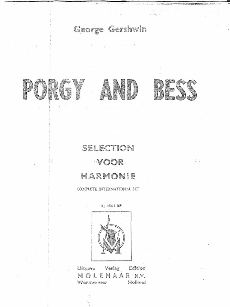 Porgy and Bess | PDF