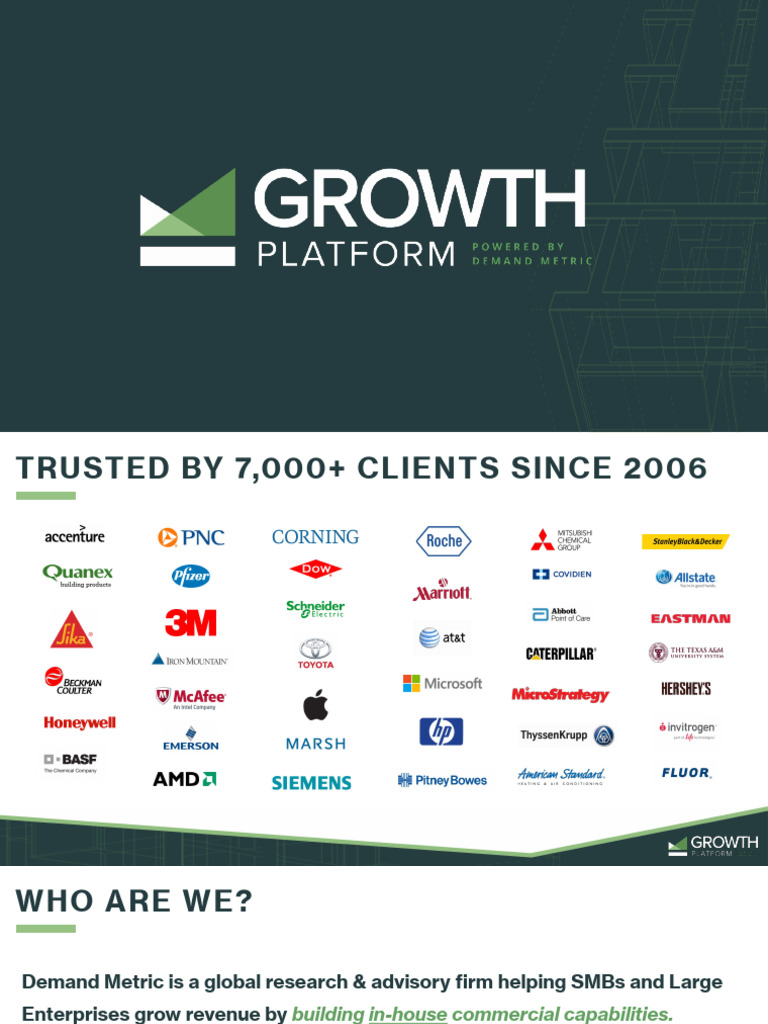 Demand Metric Growth Platform Overview | PDF | Marketing | Marketing ...