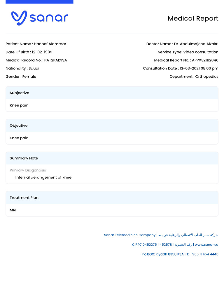 Medical Report 21:44:22 | PDF