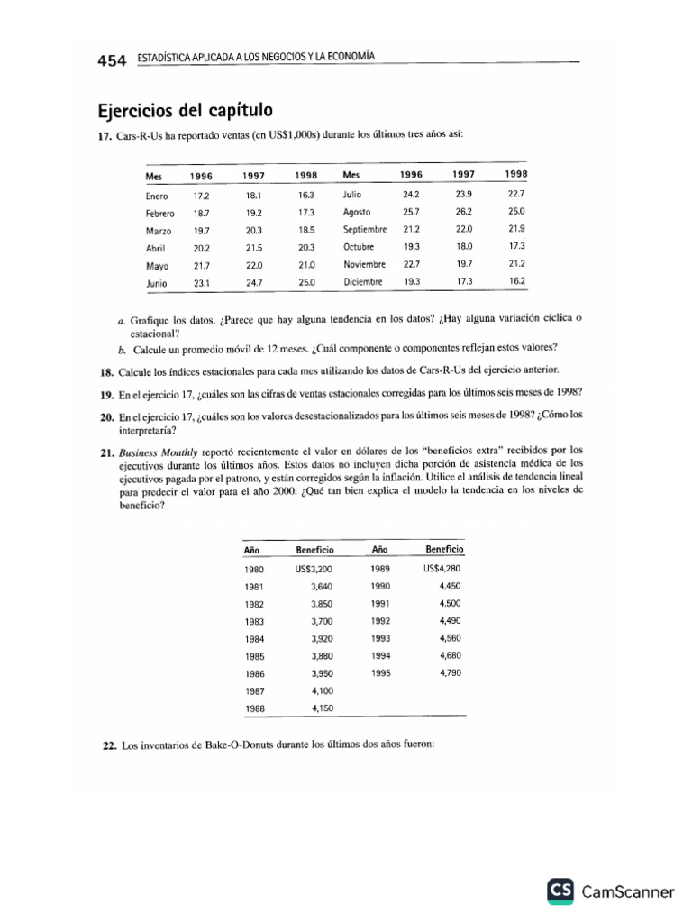 Problemario Del Tema 2 Series de Tiempo | PDF