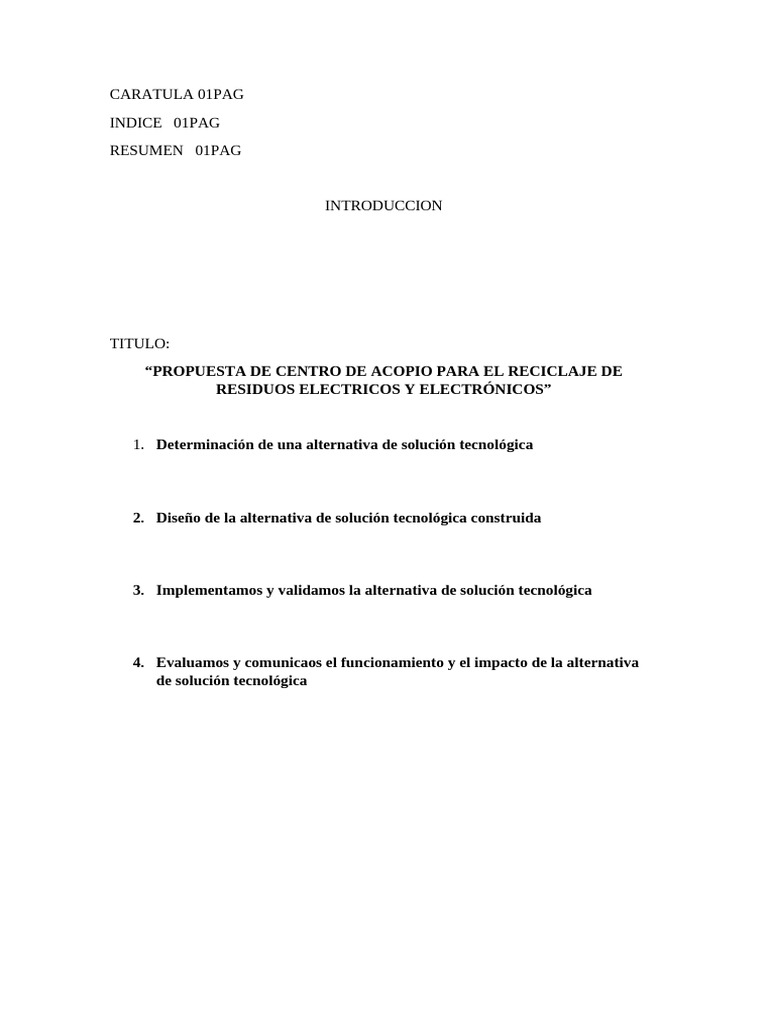 Informe RAEE | PDF