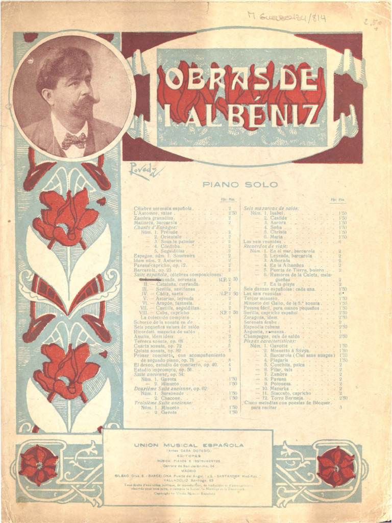 Albeniz - I-Granada. No 1 PDF | PDF