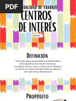Centros de Interés - Modalidades Preescolar | PDF | Educación de la ...