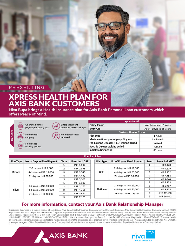 Niva Axis Xpress Health SS v10 Revised | PDF | Social Programs ...