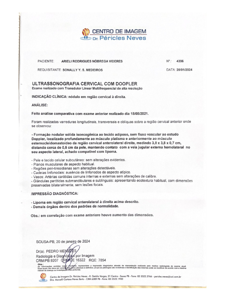 Usg Cervical | PDF