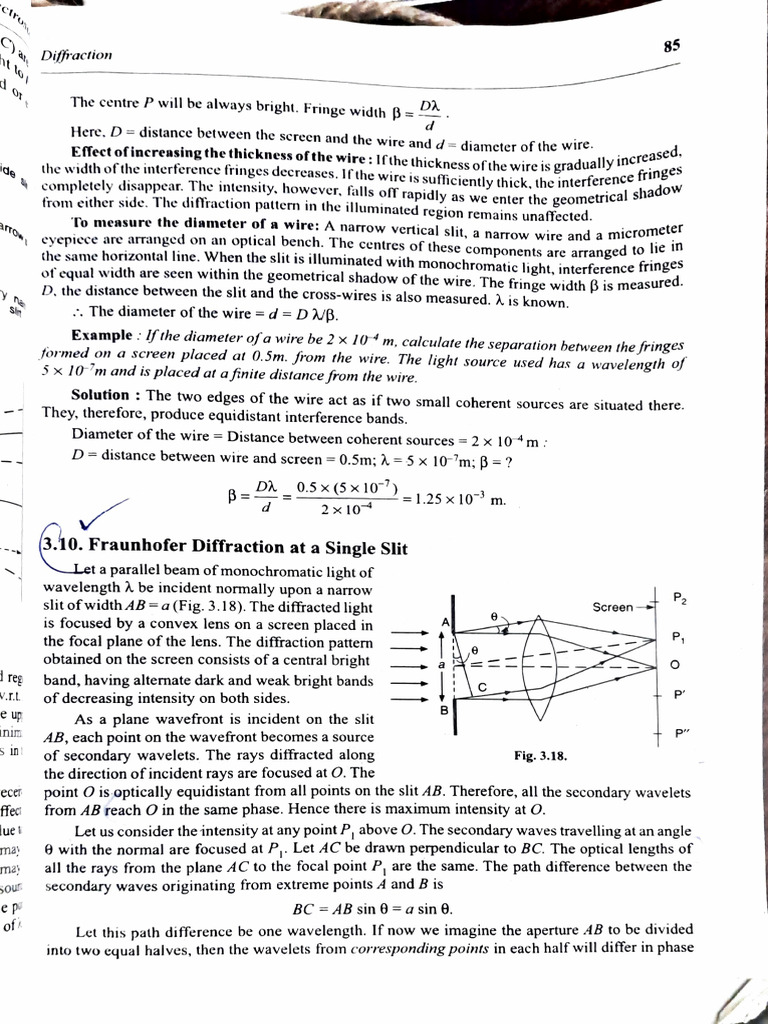 Diffraction Study Material | PDF | Diffraction | Electrodynamics