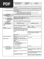 DLP g10 Math 2nd QTR Week 4 Final | PDF | Circle | Trigonometric Functions