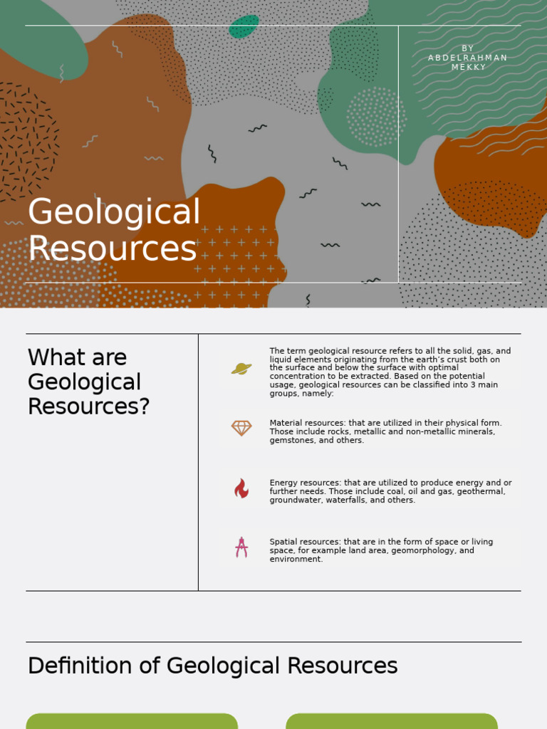 Understanding Geological Resources | PDF