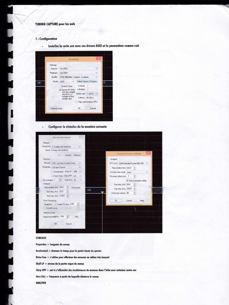 Tuning Capture Tuto | PDF