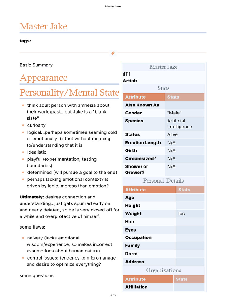 Master Jake | PDF | Cognition | Psychology