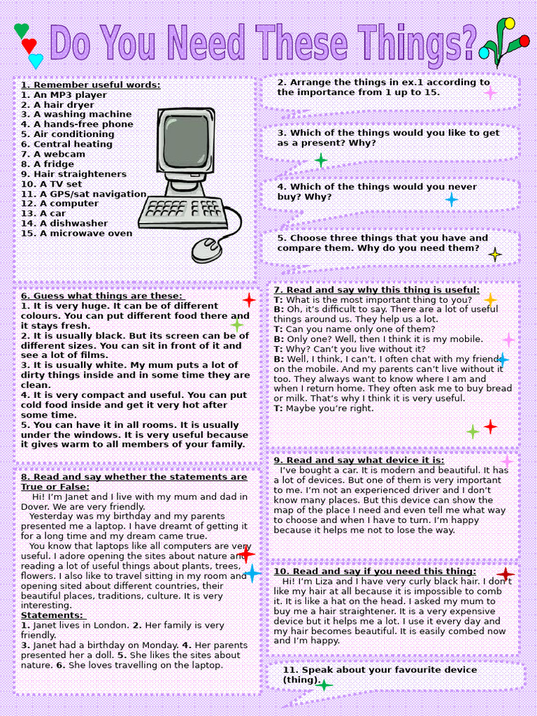 Do We Need These Things | PDF
