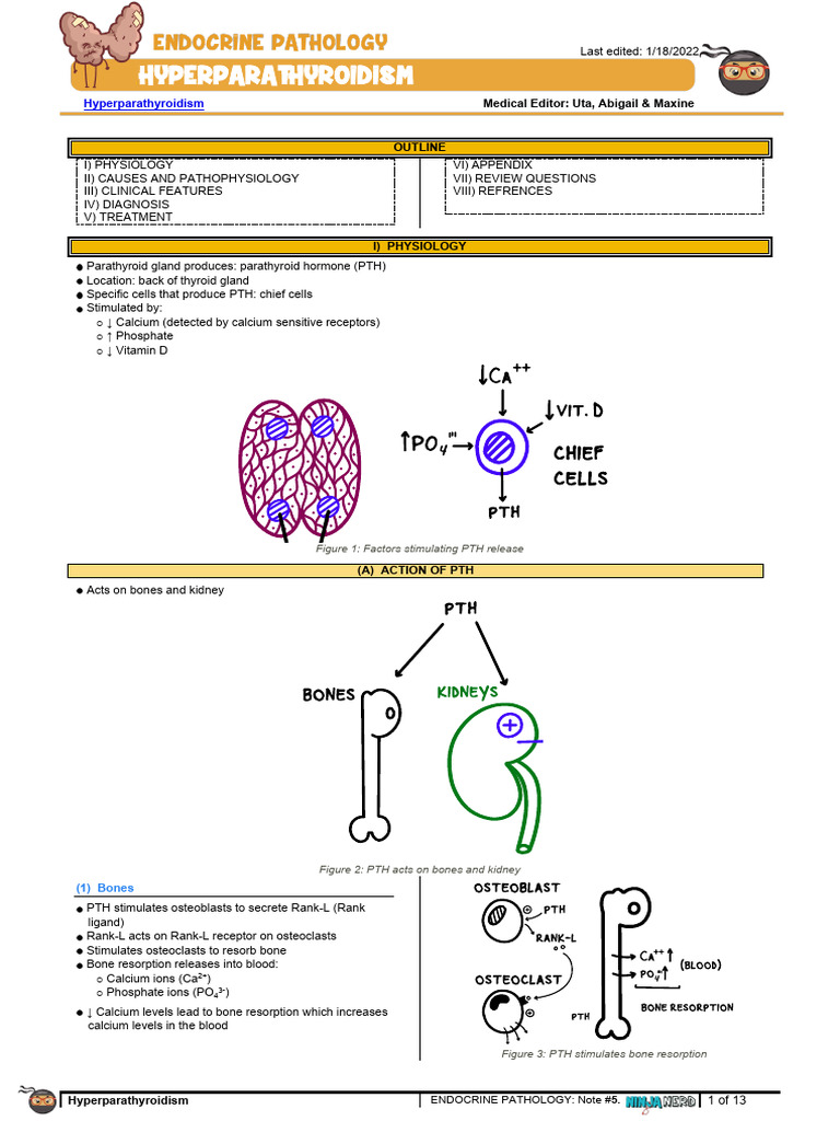 Hyperparathyroidism Causes, Pathophysiology, Clinical Features ...