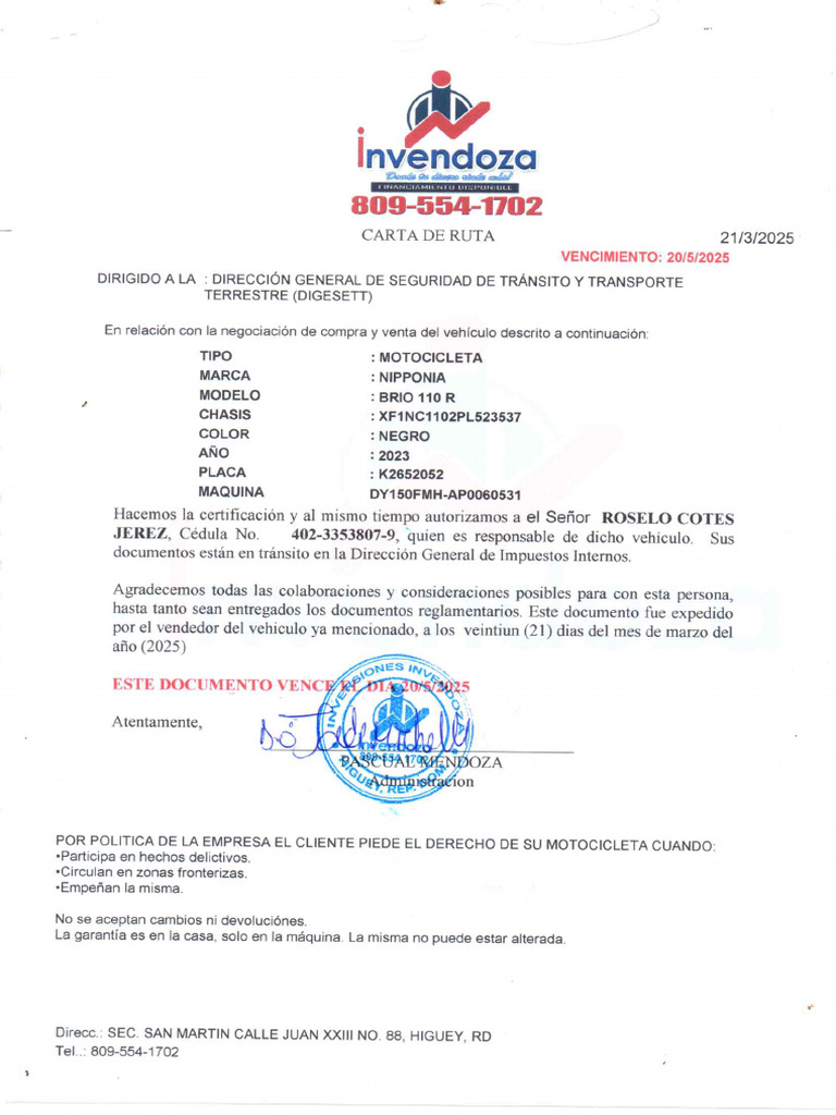 Carta de Ruta de Roselo | PDF