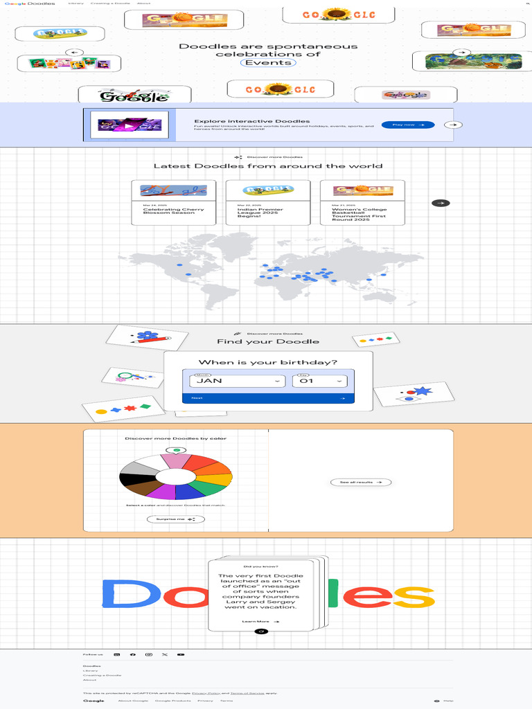 Google Doodles - Google's Search Logo Changes For Every Occasion | PDF ...