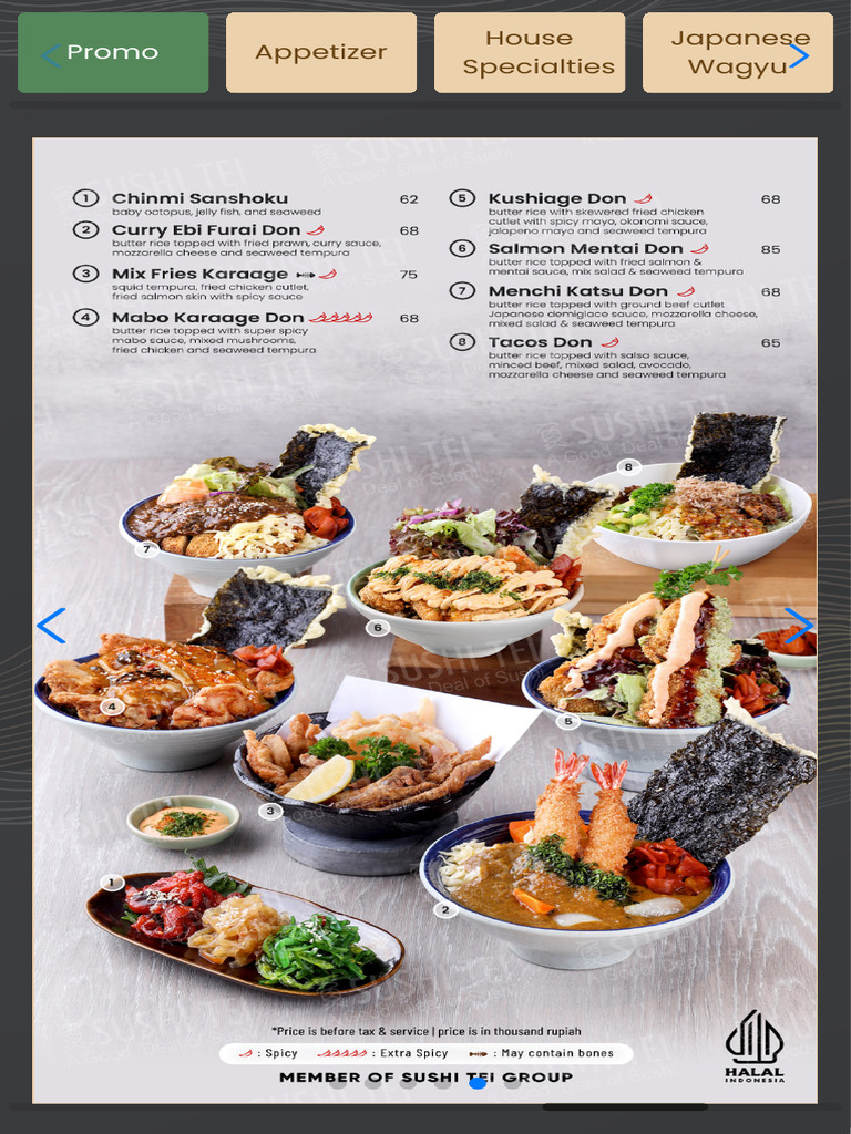 Digital Menu - Town Square Cilandak | PDF