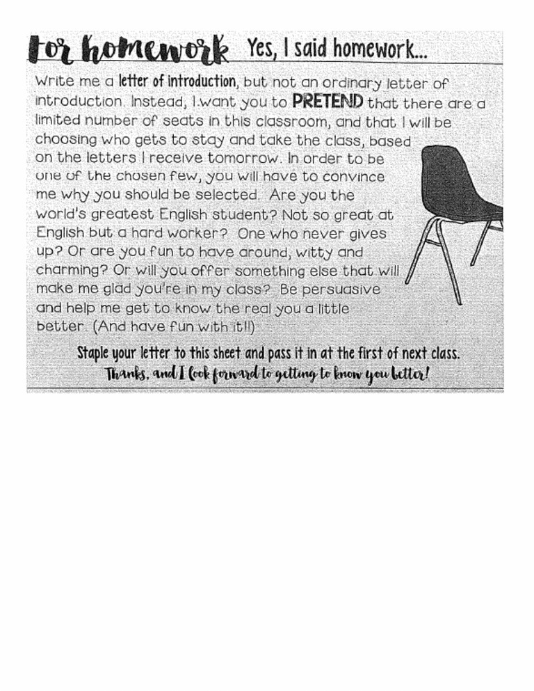 Intro Letter | PDF