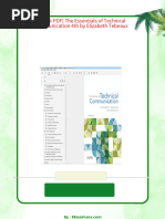 Technical Communication Textbook | PDF